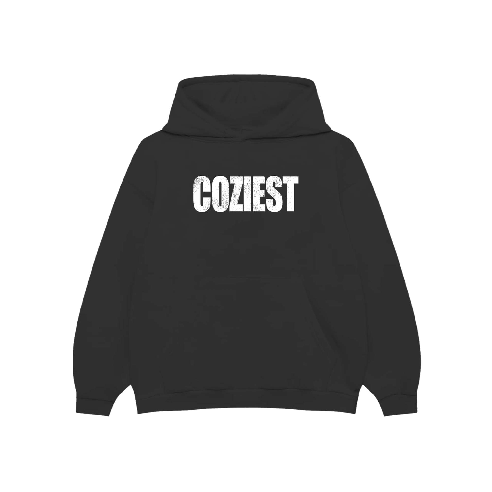 "Coziest Against Everybody" Hoodie in Black Colorway