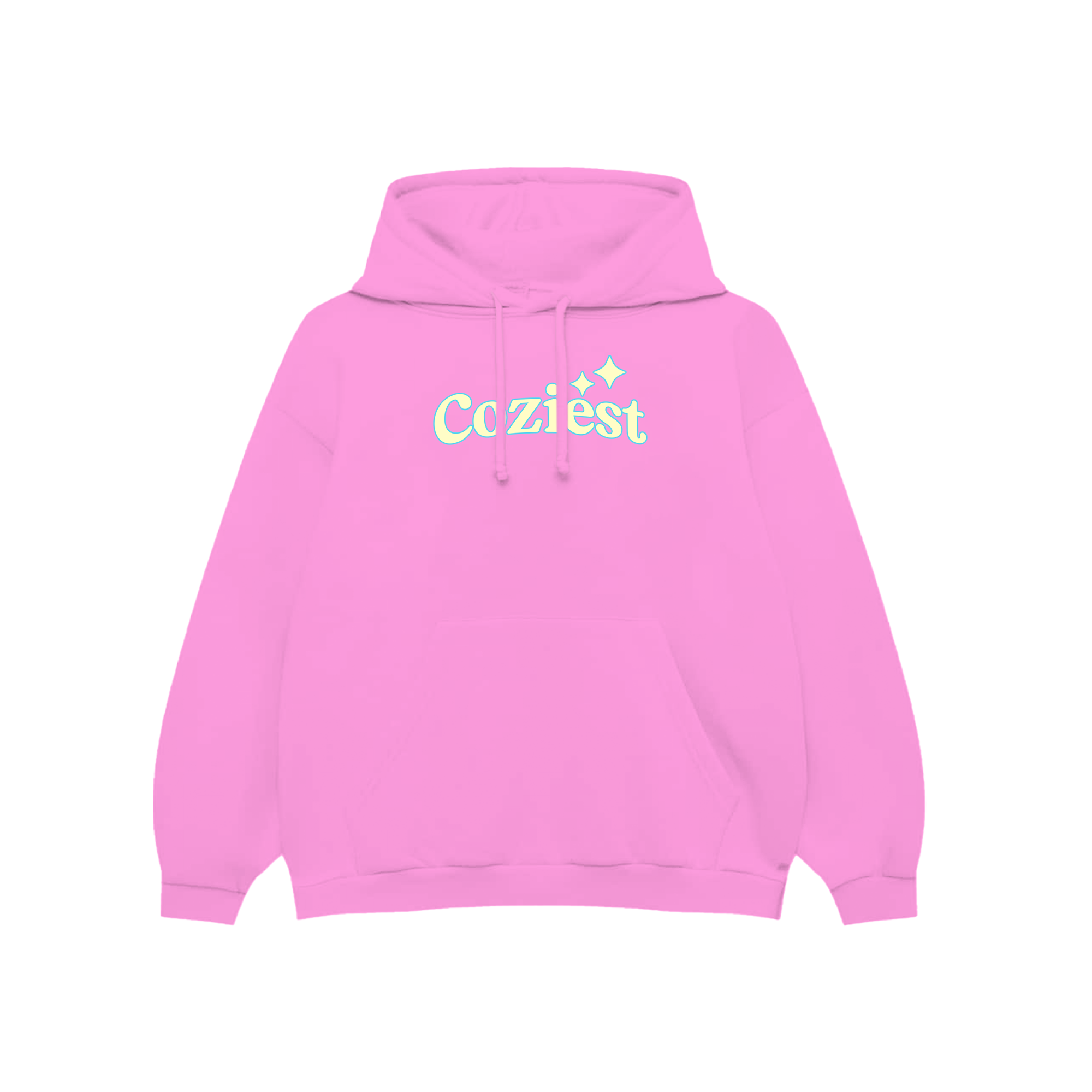 "Cozy Comfortable" Hoodie in Pink Colorway