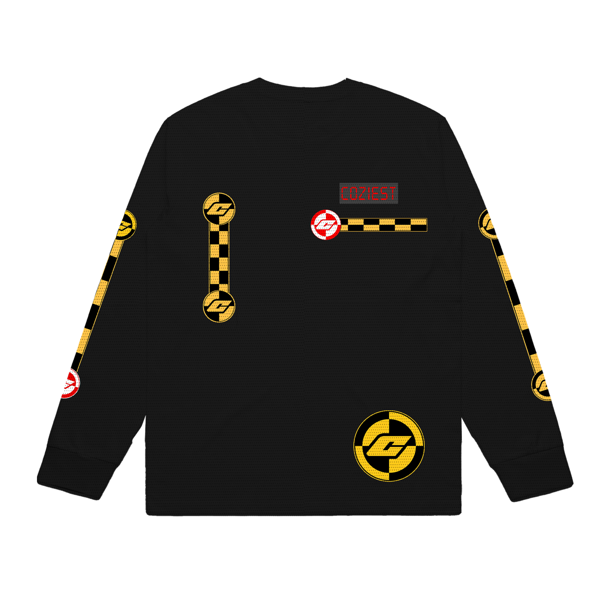 "Simulator" Long-Sleeves in Black Colorway