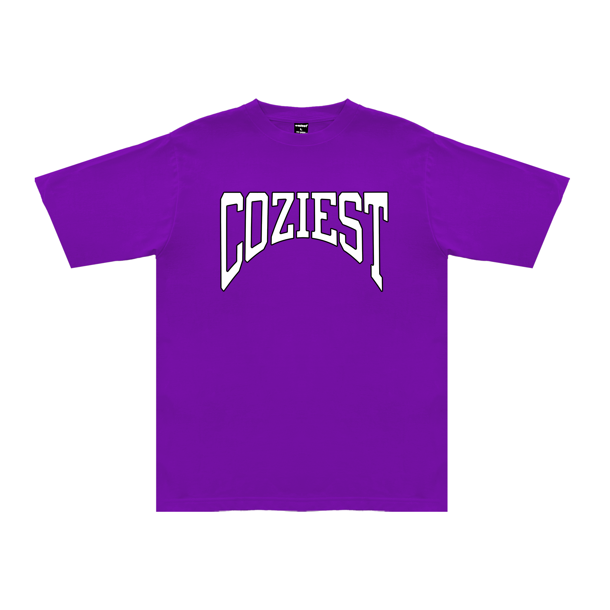 "Varsity Arc" Tee in Violet Colorway