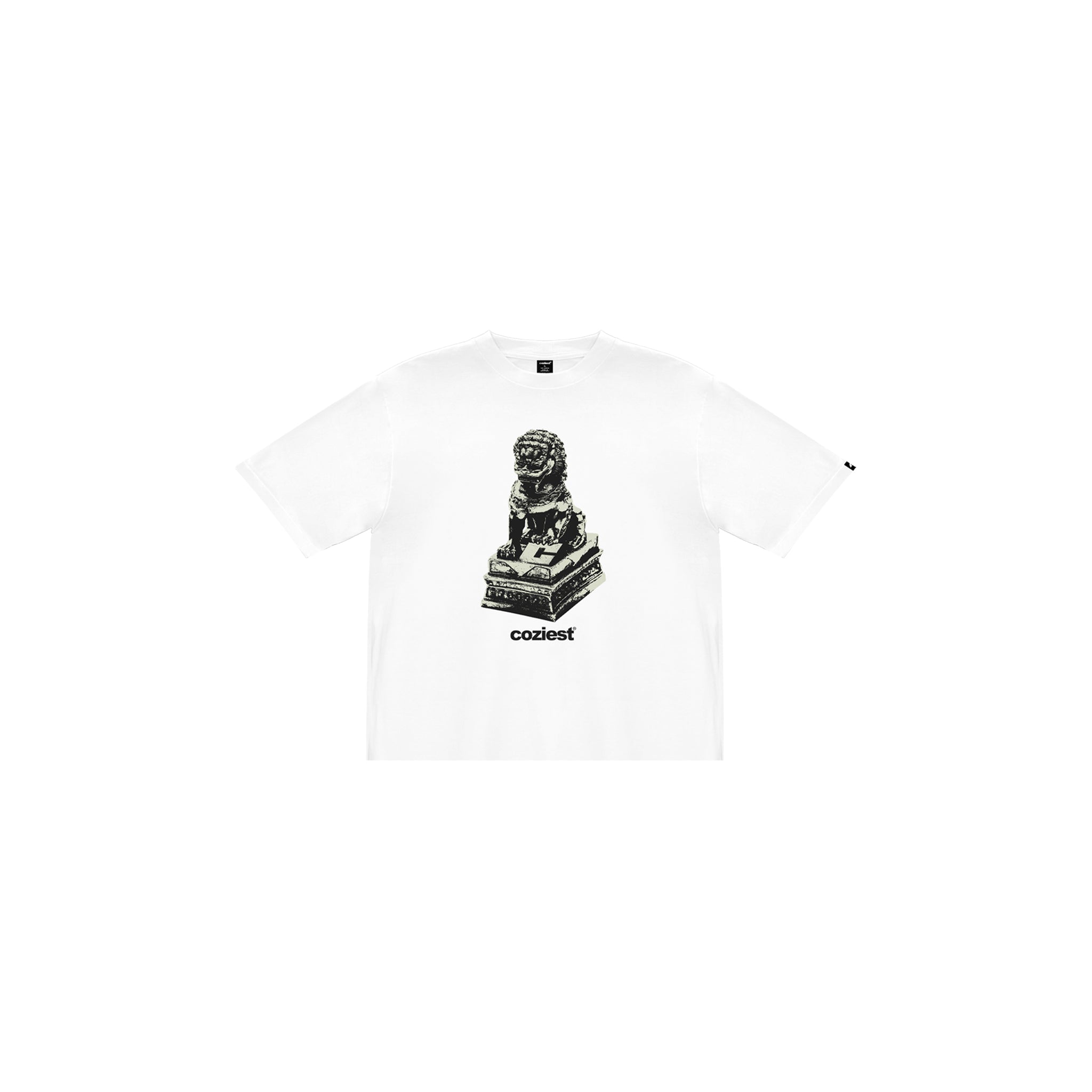 "Foo Dog" Tee in White Colorway
