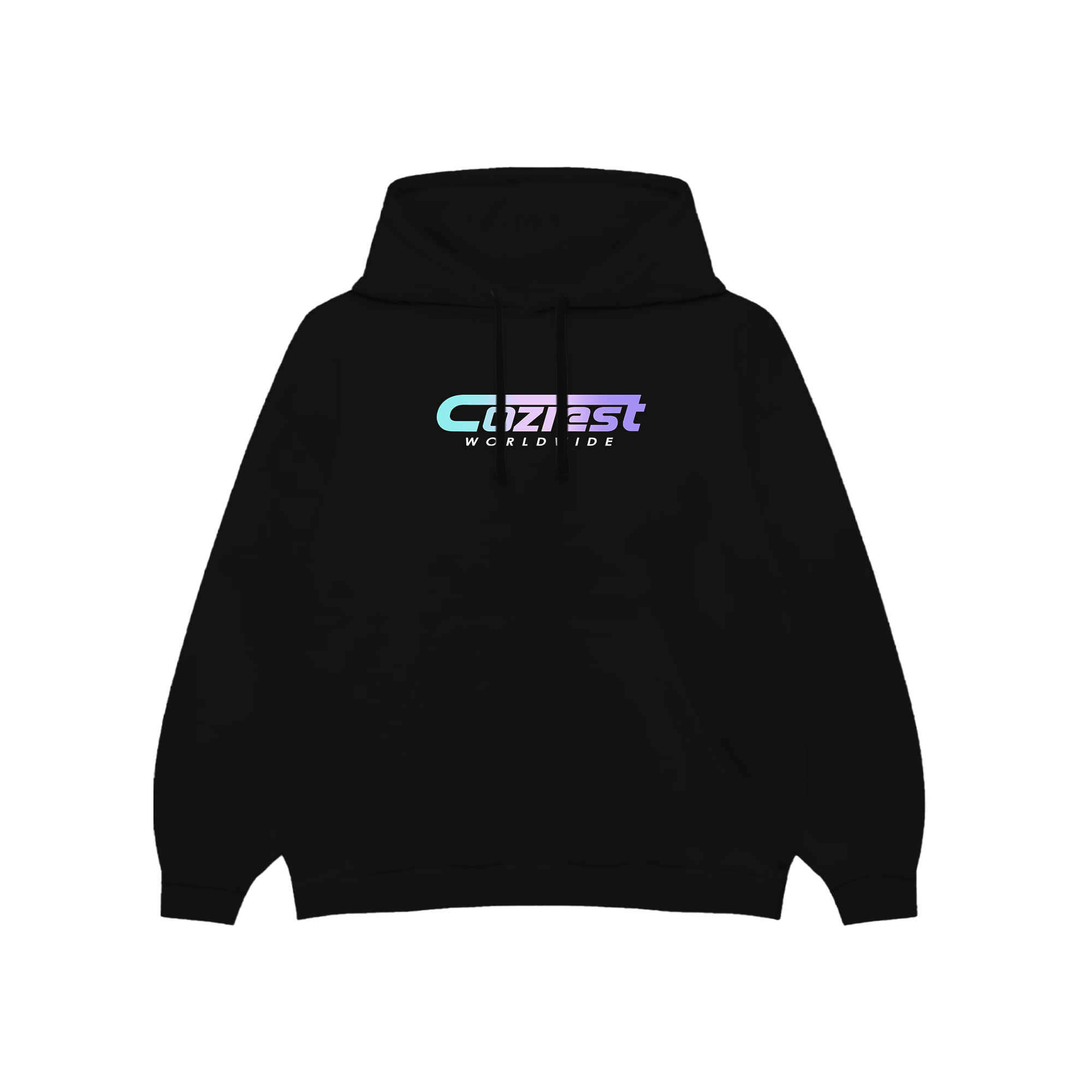 “Motto” Hoodie in Spectrum Colorway