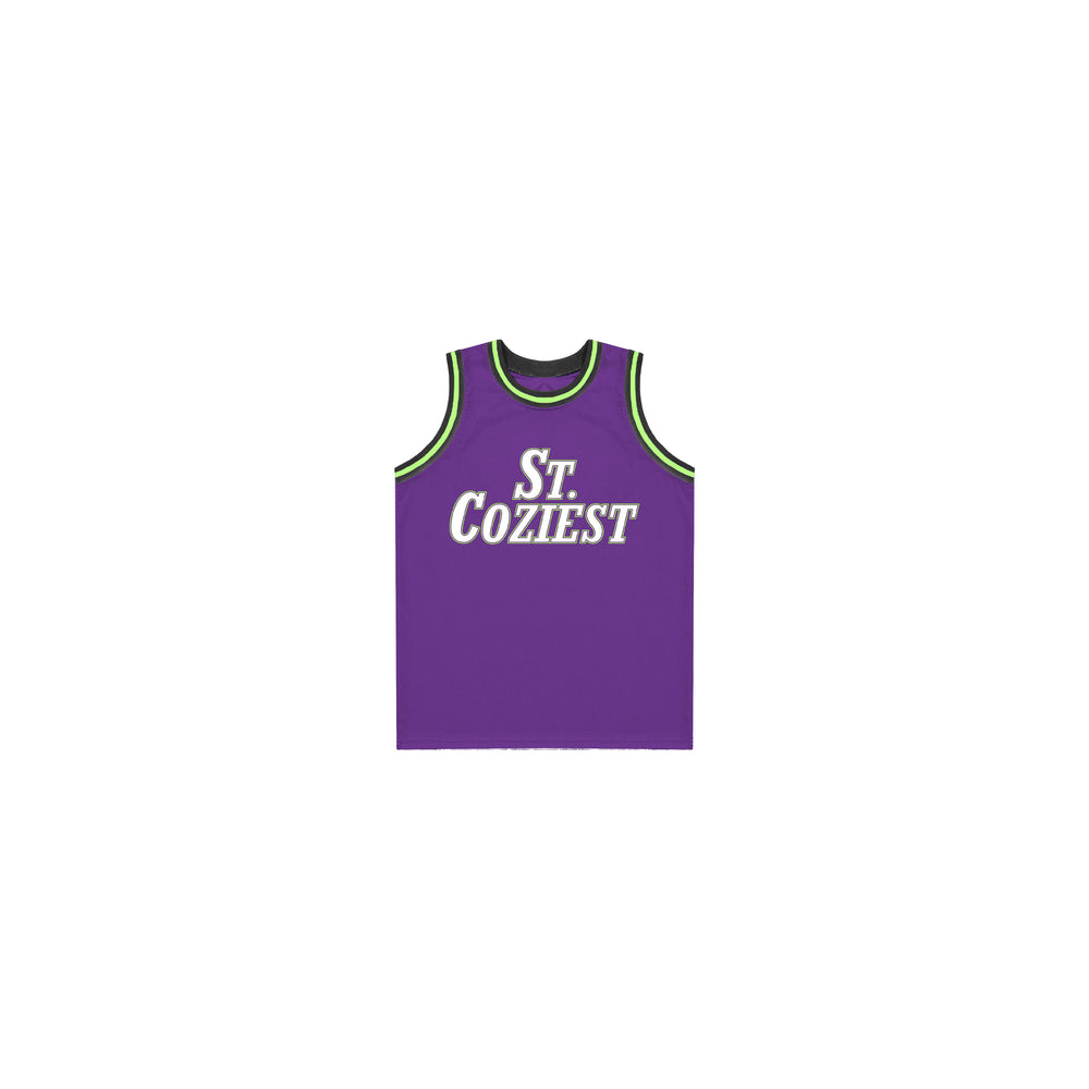 "St. Coziest" Jersey in Violet Colorway