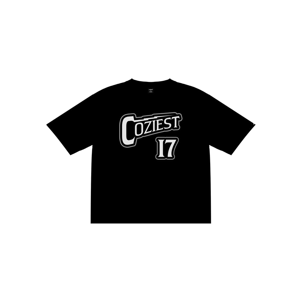 "17" Tee in Black Colorway